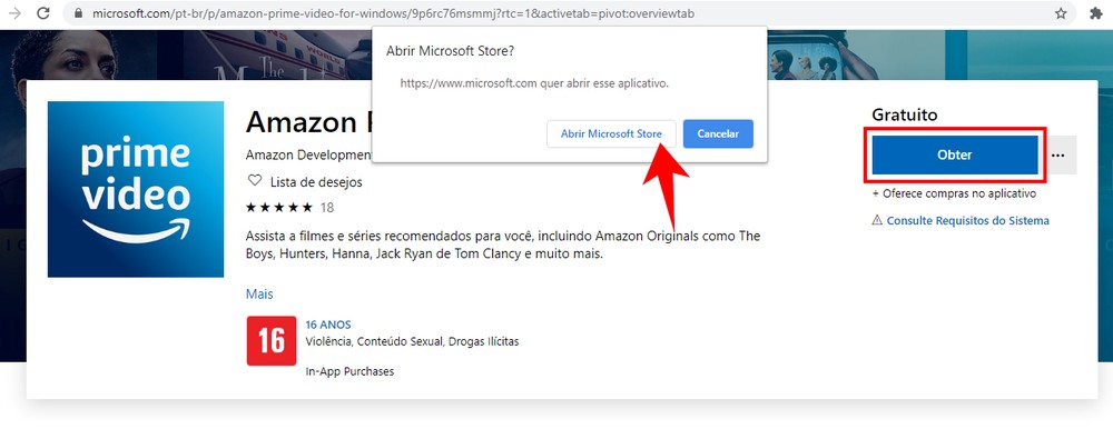Como baixar filmes no Amazon Prime Video para assistir offline no PC