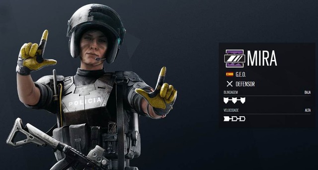 Rainbow Six: Siege: tudo sobre a operadora de defesa Mira