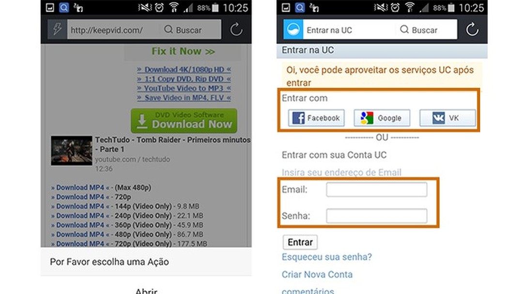 UC Browser | Software | TechTudo