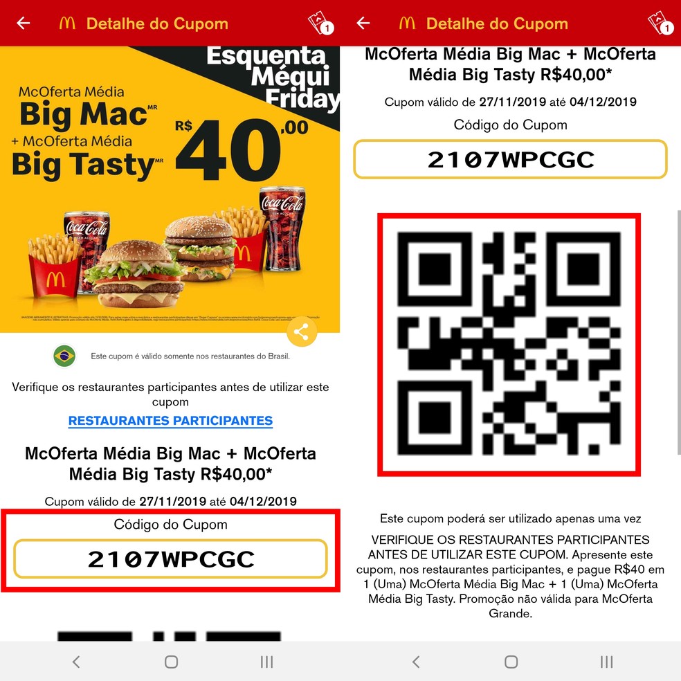 Black Friday McDonald's: como ativar a promoção Méqui Friday com o app
