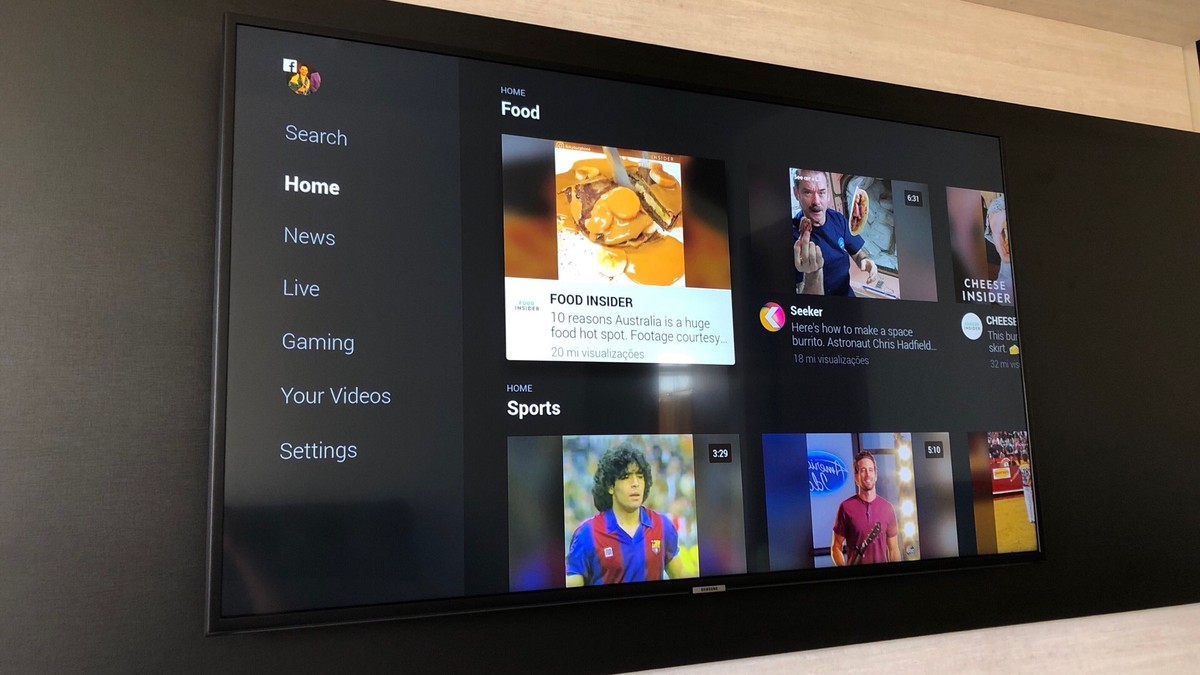 Como baixar e usar o Facebook Watch na smart TV