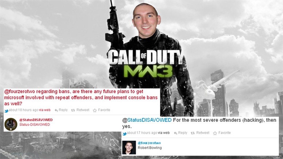 Infratores em Call of Duty: Modern Warfare 3 poderão ter consoles banidos