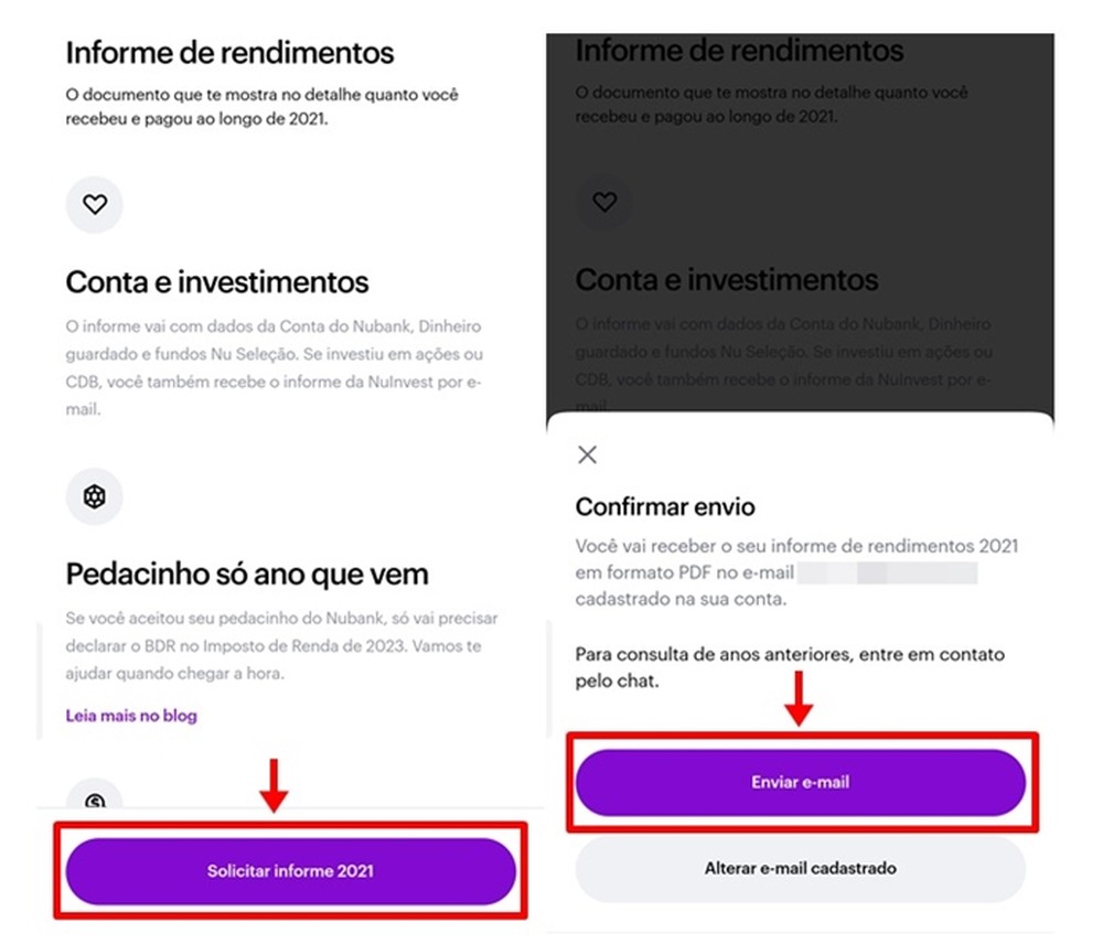 Informe de rendimentos Nubank: como consultar extrato para IRPF 2022