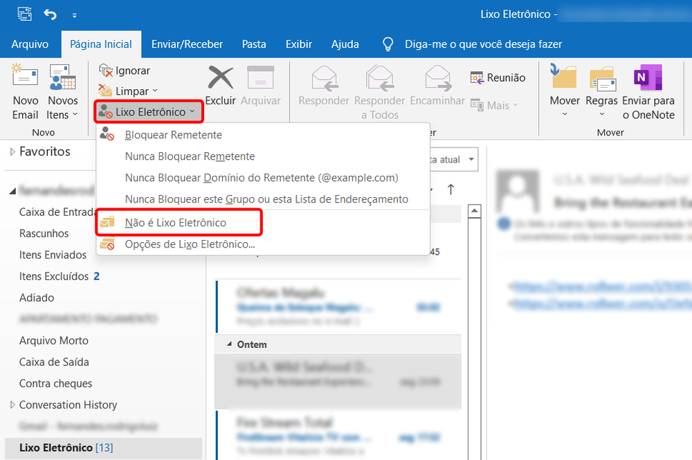 Onde fica a caixa de spam no Outlook? Saiba encontrar