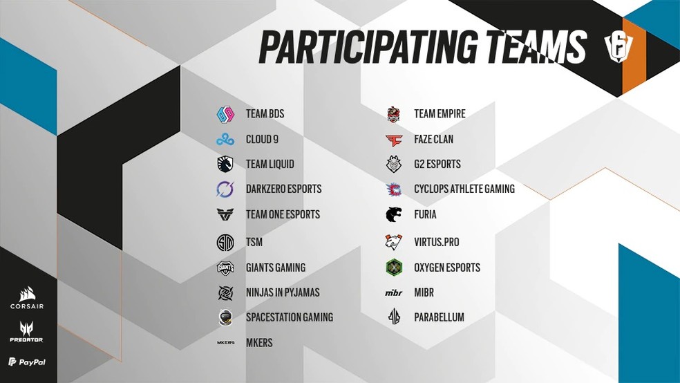Six Invitational 2021: veja datas e tabela de grupos do torneio de R6