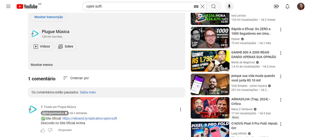 Opini Soft é confiável? E Opini Pix? Tudo sobre apps que prometem dinheiro