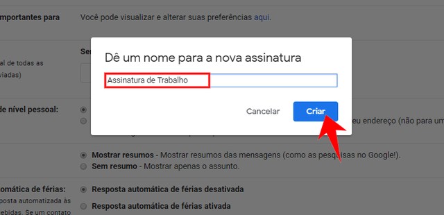 Como colocar assinatura no Gmail? Saiba alternar entre vários nomes