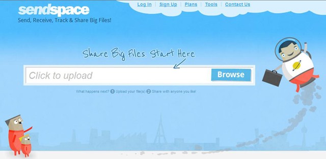 Como usar o SendSpace