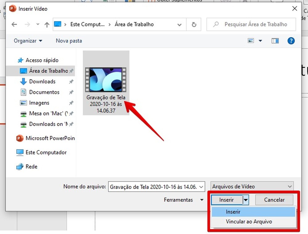 Como inserir vídeo em uma apresentação do PowerPoint