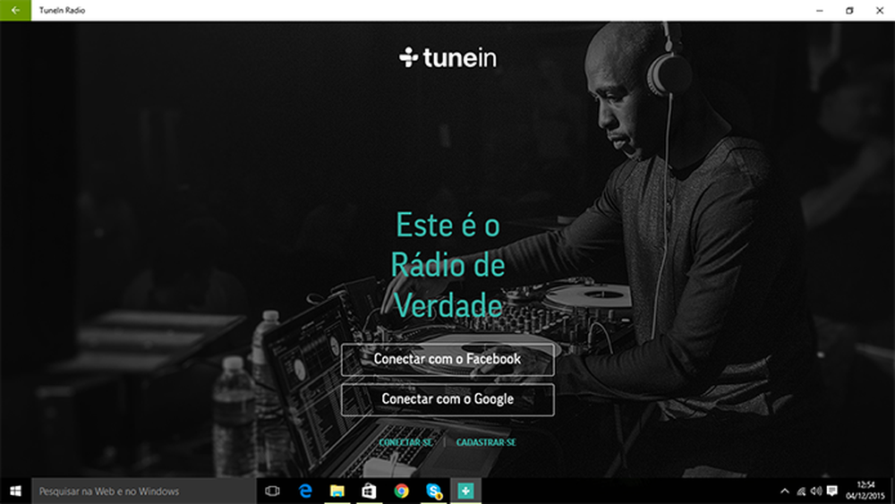 TuneIn para PC: ouça rádio online no app universal do Windows 10