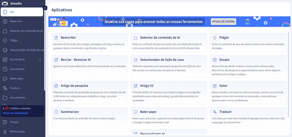 Smodin: o que é e como usar ferramenta de IA para escrever textos