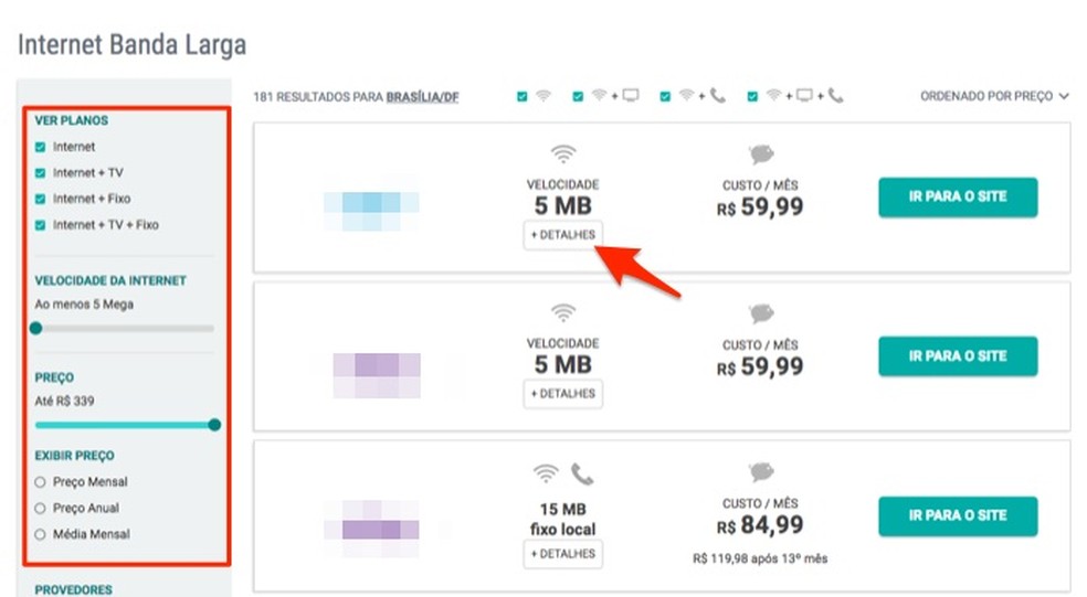 Como descobrir qual Internet banda larga é mais barata na sua cidade
