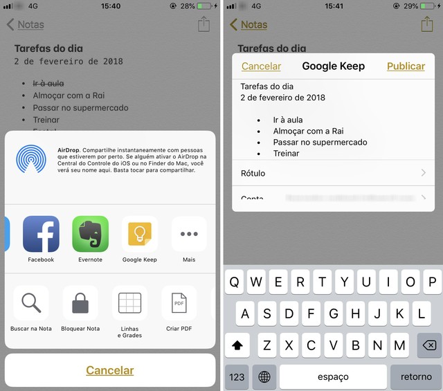 Sete funções úteis do aplicativo Notas do iPhone