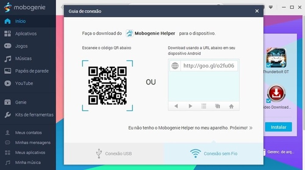 Como usar o Mobogenie e controlar aparelhos Android usando o seu PC