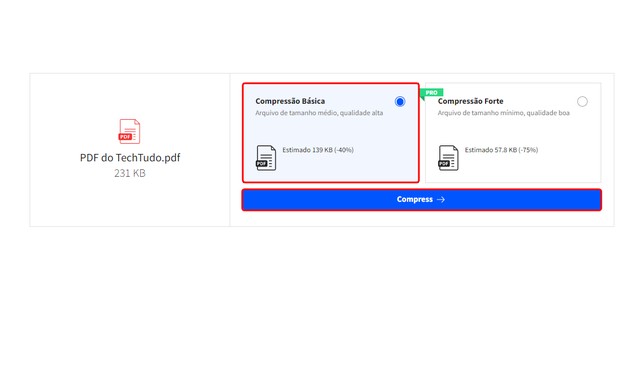 Como diminuir o tamanho de um arquivo PDF e comprimir um documento