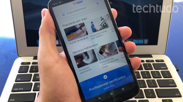 Como usar o Triider, app para contratação de serviços domésticos gerais