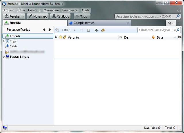 Mozilla libera o primeiro beta do Thunderbird 5