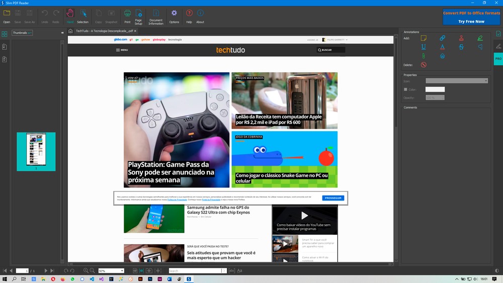 Leitor de PDF para PC: cinco programas para ler documentos no Windows