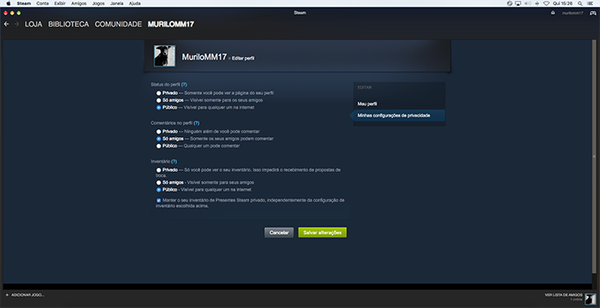 Como pegar um Steam Trade Link para troca de itens na plataforma