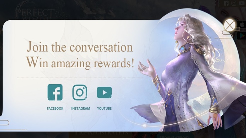 Perfect World Mobile abre pré-registro para download no Brasil