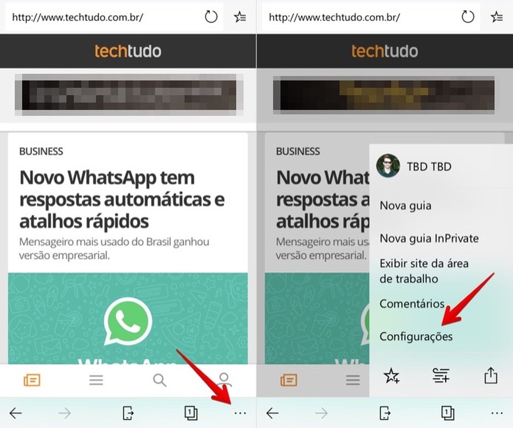Microsoft Edge: como usar modo anônimo e apagar histórico no celular