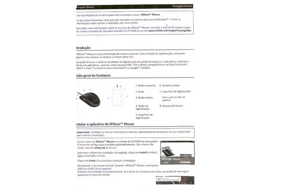 Review IRIScan Mouse