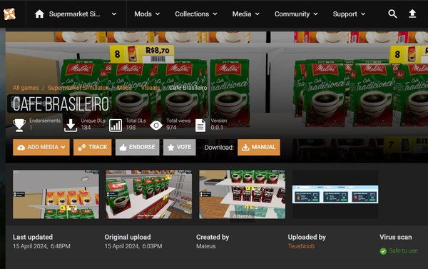 Supermarket Simulator: como baixar mods para vender itens brasileiros