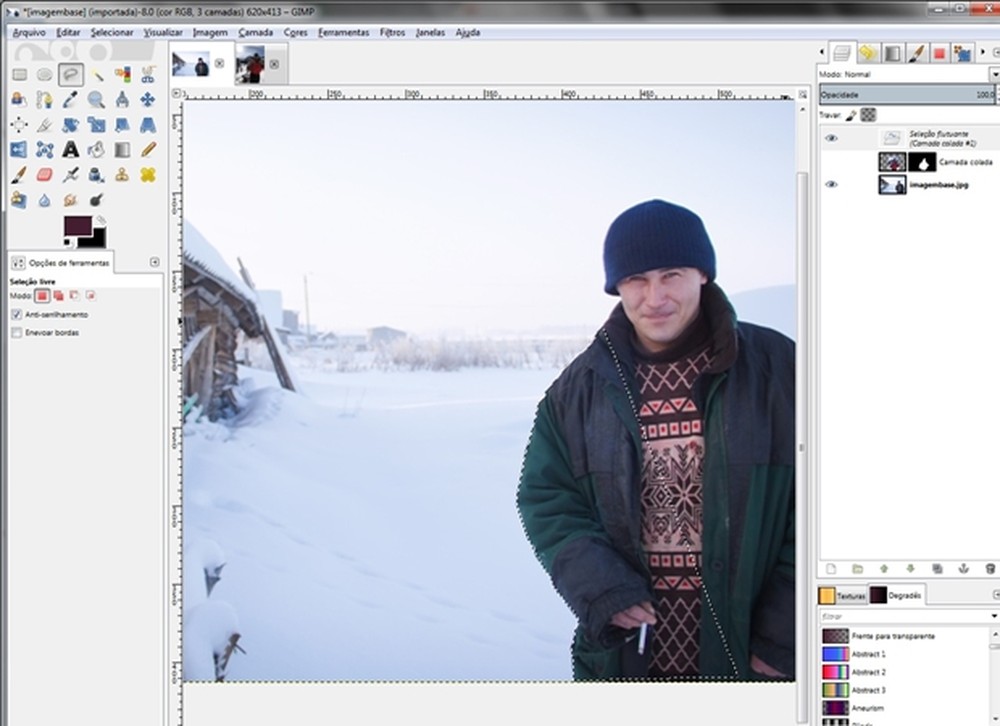 Como fazer uma montagem e incluir pessoas em fotos
