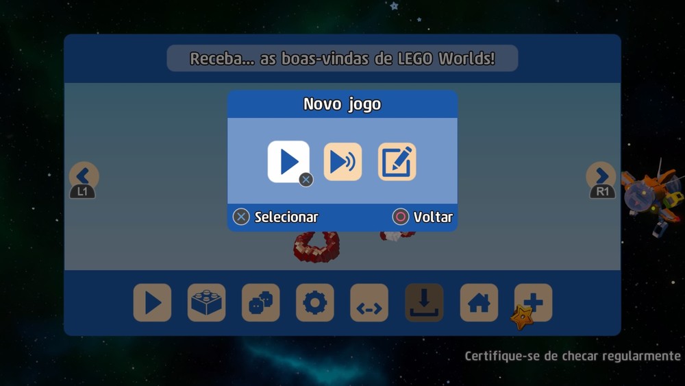Como jogar o modo sandbox no game LEGO Worlds