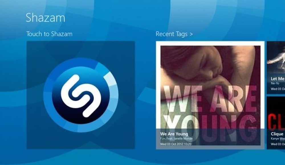 Shazam apresenta o seu aplicativo para Windows 8