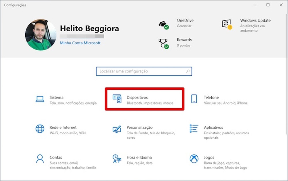Como ativar o Bluetooth no Windows 10