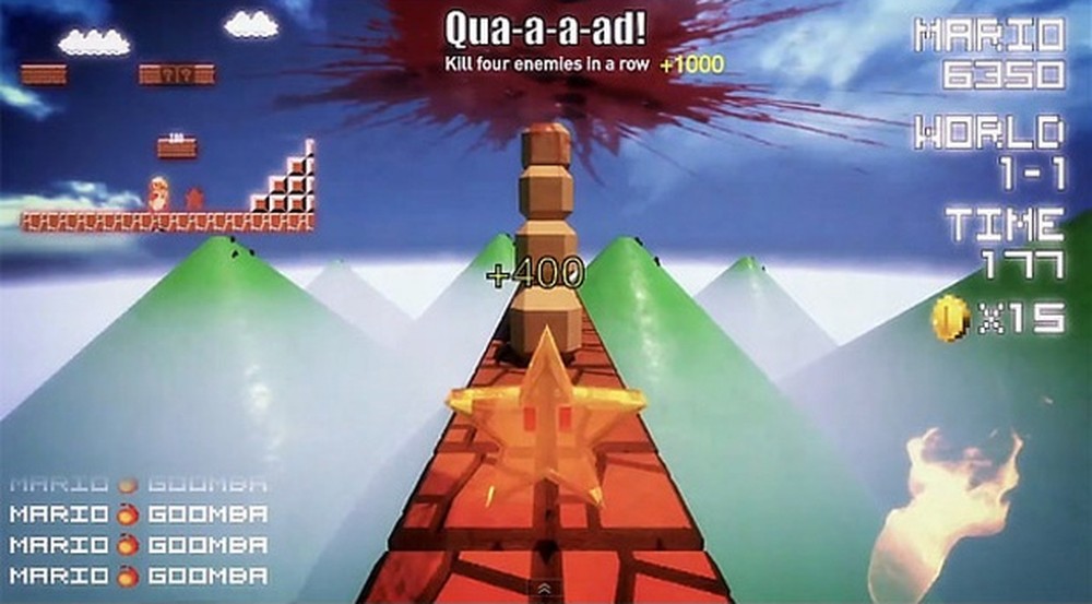 Mais uma versão do Super Mario em primeira pessoa