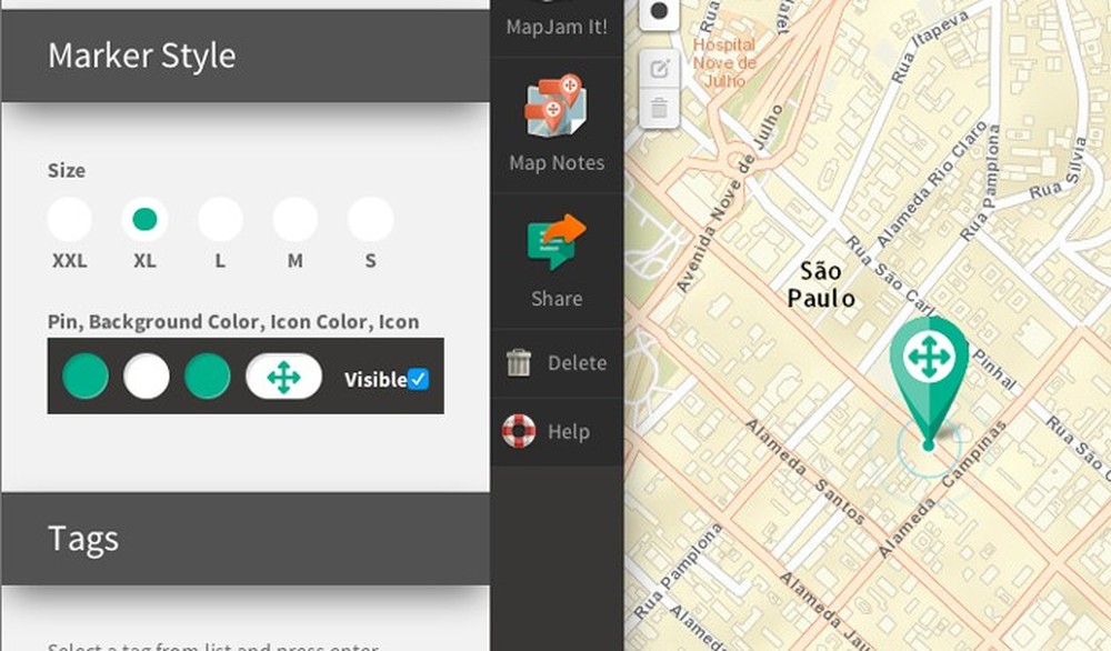 MapJam: Como criar mapas personalizados