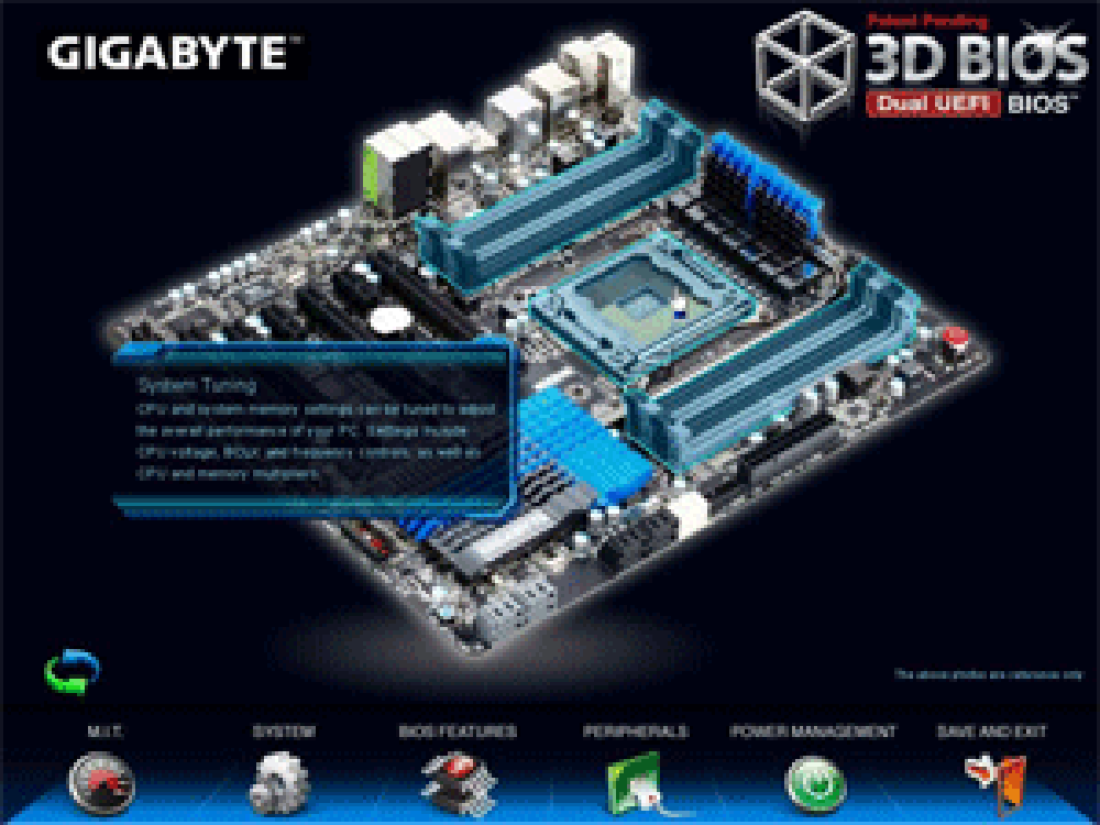 Gigabyte apresenta interface de BIOS em 3D