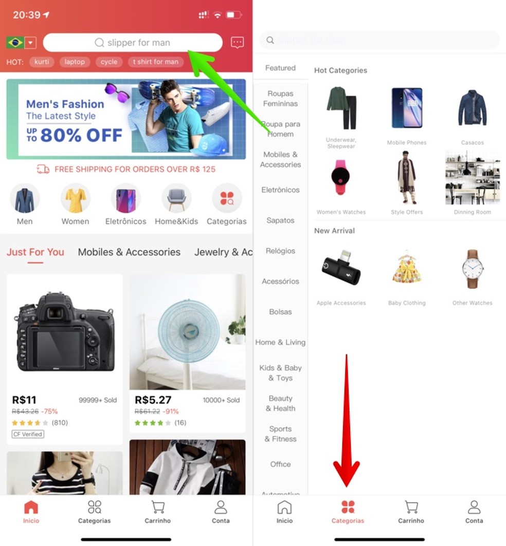 Como usar o Club Factory, app para comprar produtos com preços atraentes