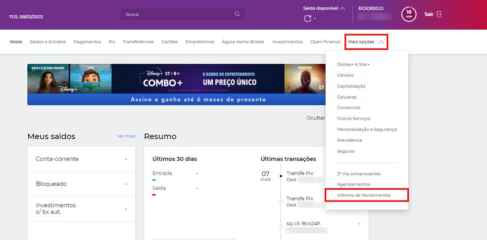 Informe de rendimentos Bradesco: como consultar extrato para IRPF 2022