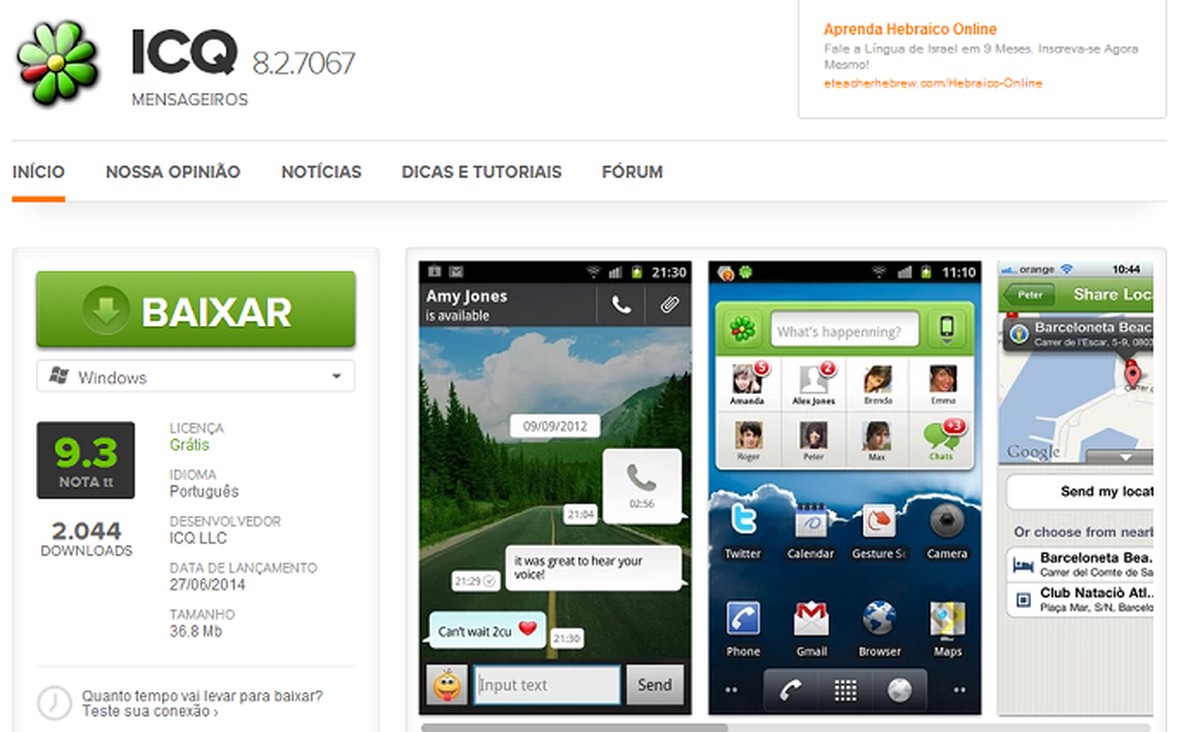 Como baixar e usar o ICQ Mobile no smartphone?
