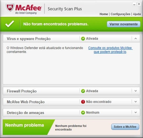 Como usar o McAfee Security Scan Plus no seu computador