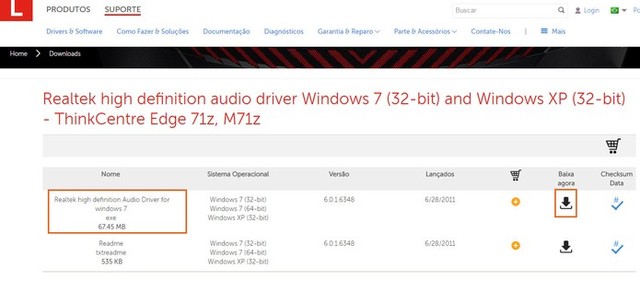 Como baixar drivers do Realtek no Windows 7