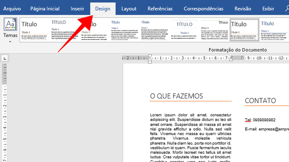 Como fazer folder no Word