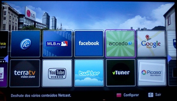 Como configurar o NetCast e acessar a internet em uma TV LG compatível