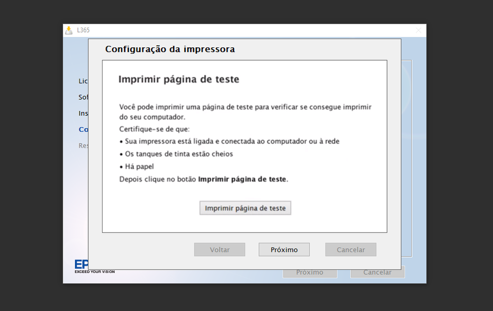 Epson L365: como fazer download do driver e instalar na impressora