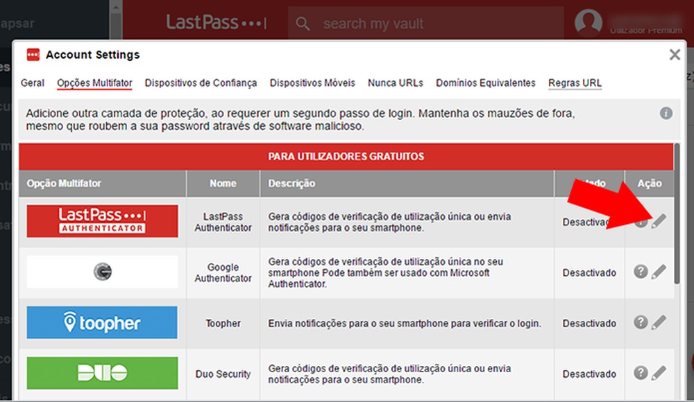 Como usar login em duas etapas no LastPass com o app Authenticator