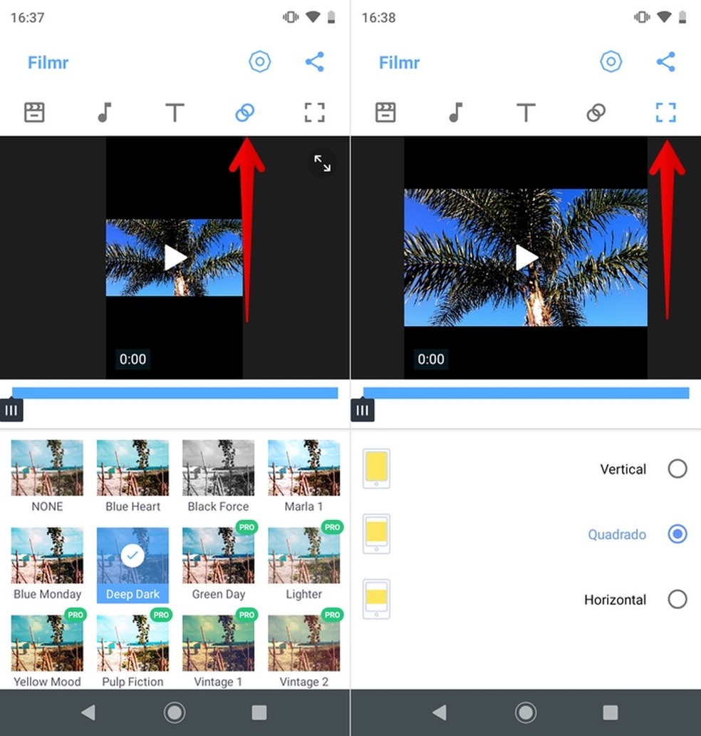 VCUS para Android? Veja como editar vídeos com o app grátis Filmr