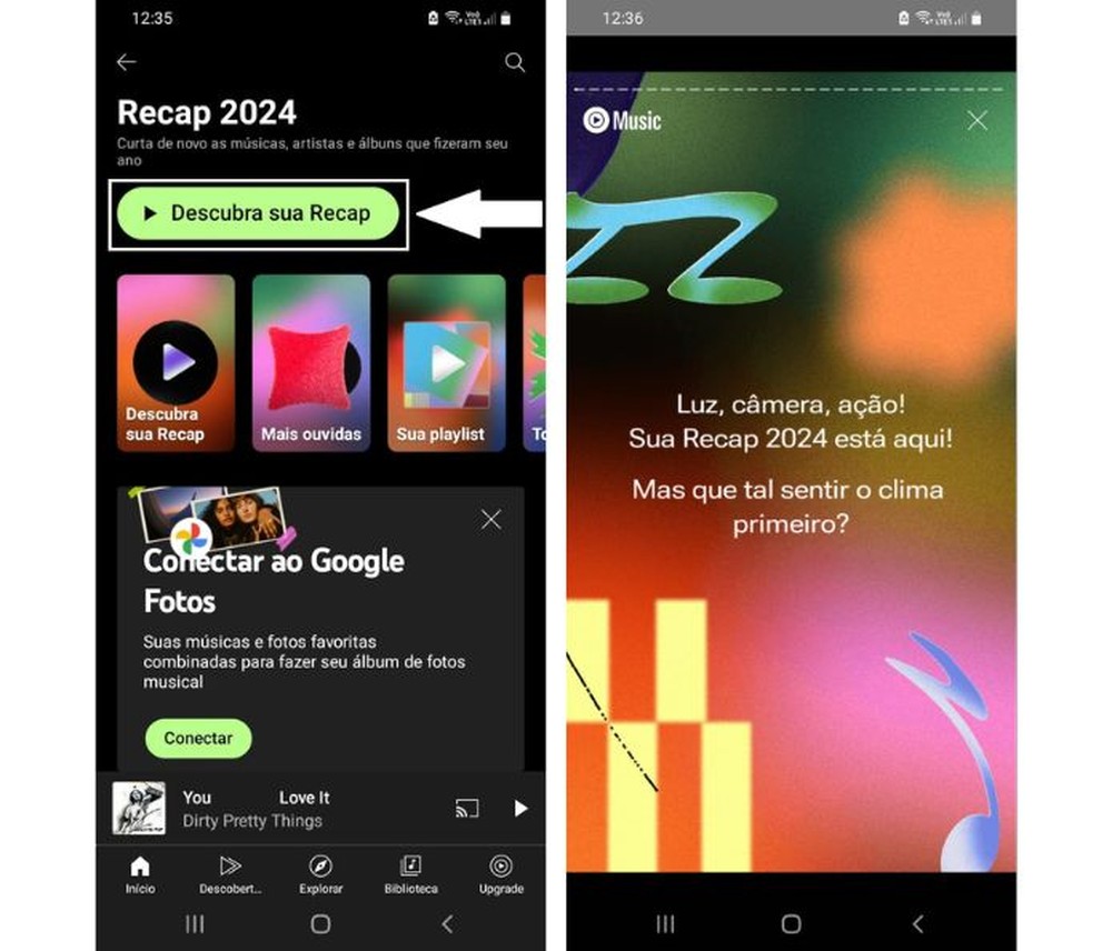 YouTube Music Recap 2024: app libera retrospectiva; saiba fazer a sua