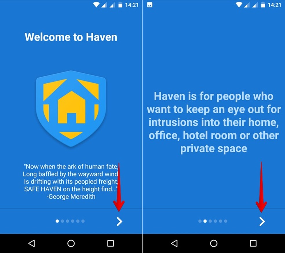 Como usar o app Haven para monitorar ambientes com o celular Android