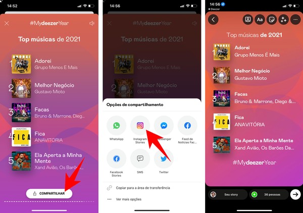 MyDeezerYear 2021: como ver retrospectiva Deezer de músicas mais ouvidas