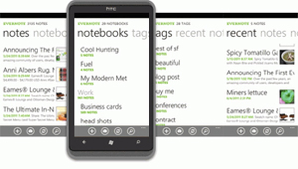 Evernote lança app oficial para Windows Phone 7