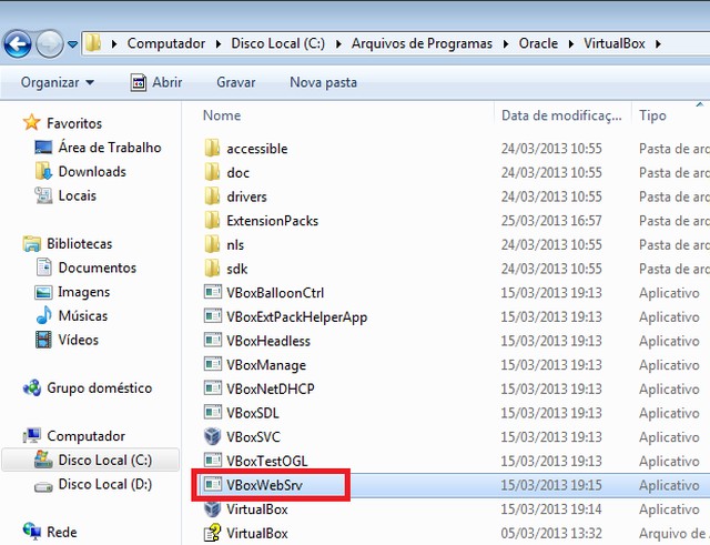 Como utilizar o VirtualBox pelo navegador