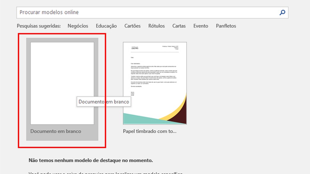 Como fazer papel timbrado no Word